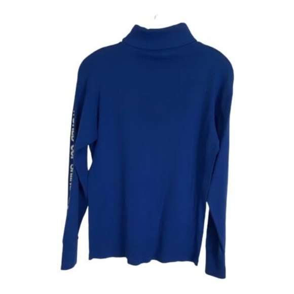 Tops | Unitel Mens Shirt Size Xl Blue Turtle Neck World Cup Skiing 85 ...